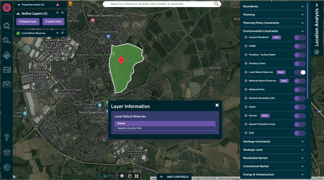 Introducing the New Environmental Constraints Layers for National and ...